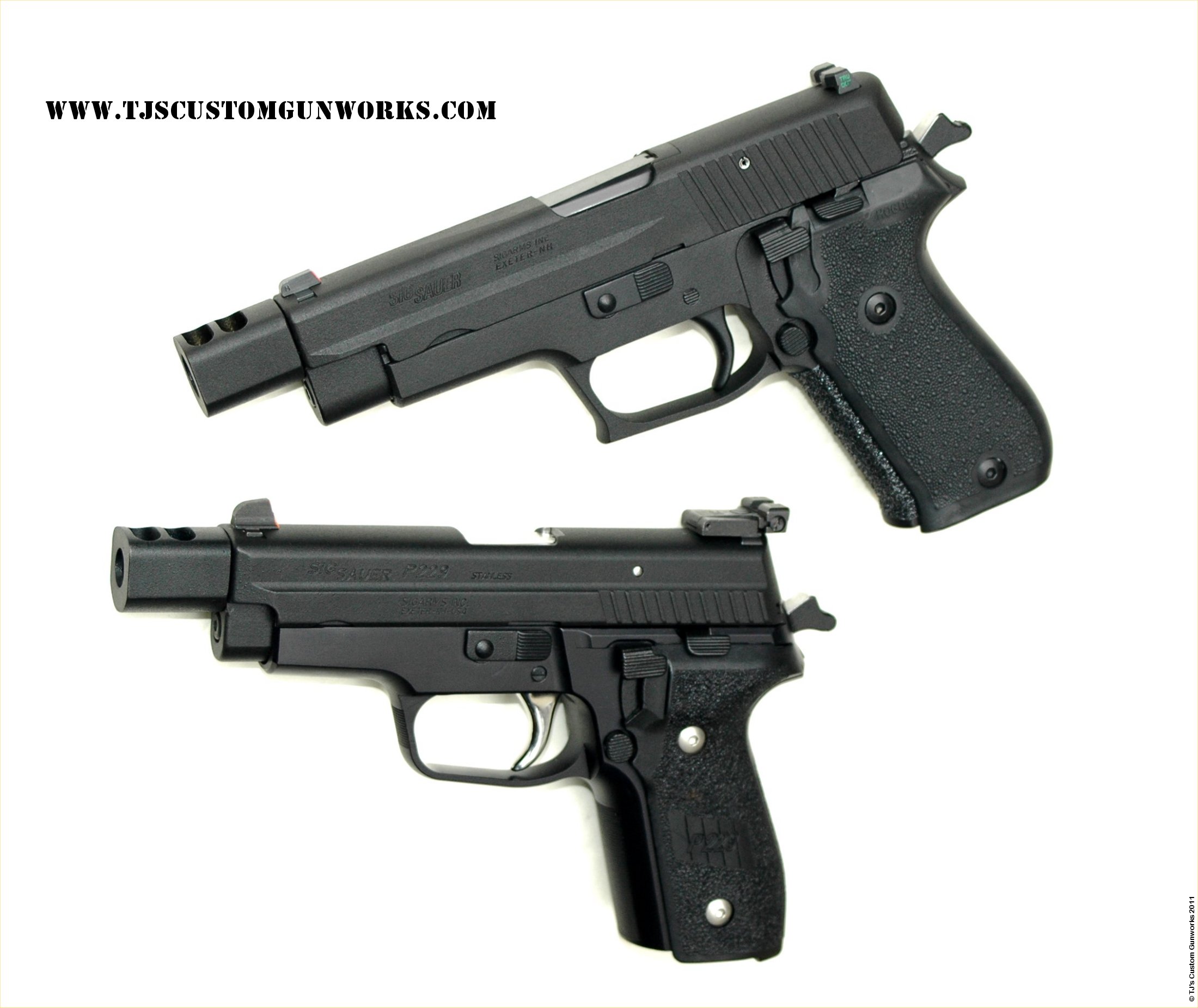 Custom Comped Sig Sauer P220 & P229 Duo!