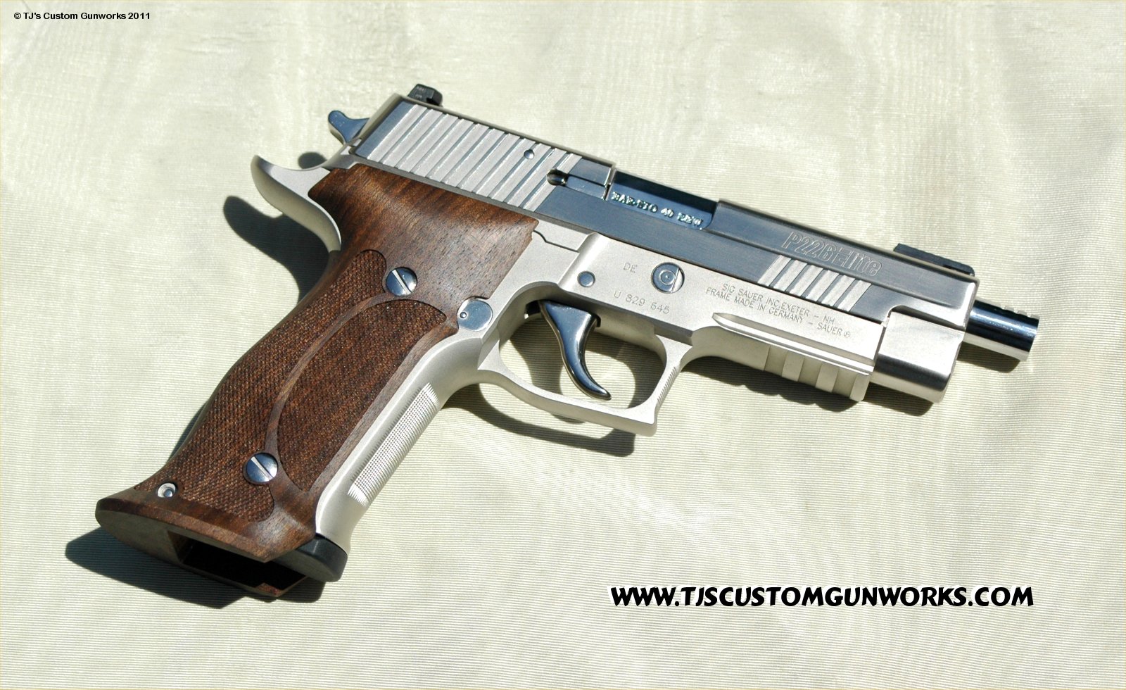 Sig Sauer P226 Elite w/Custom Nickel Plating