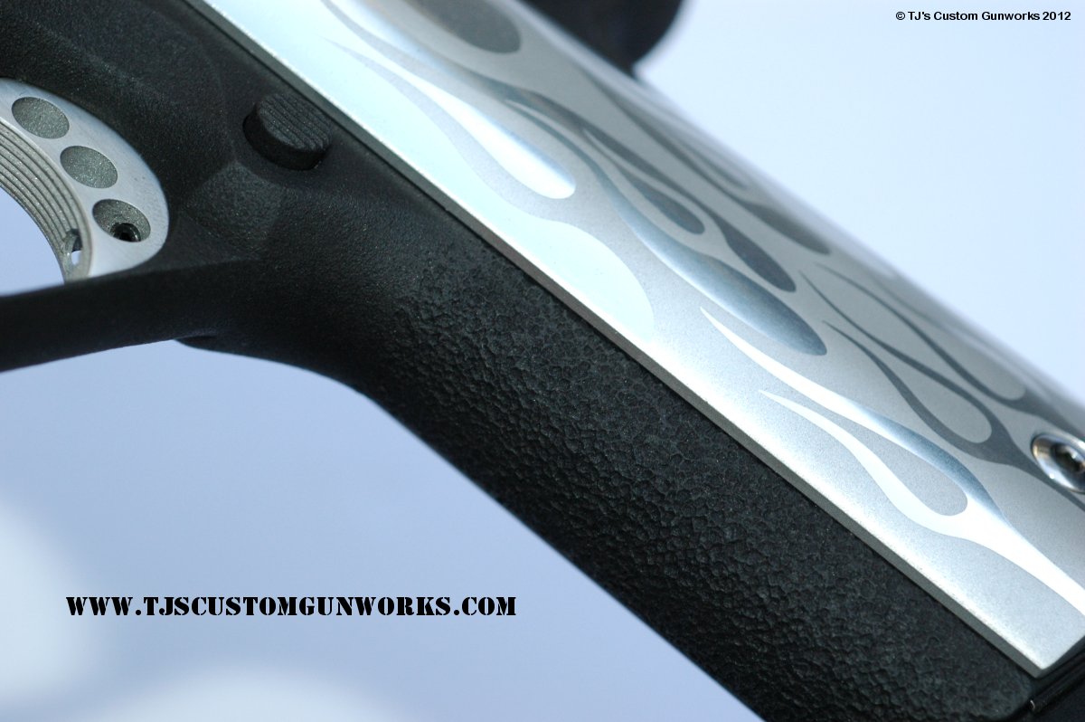 Custom Black Teflon Colt Commander w/2 Port Compensator