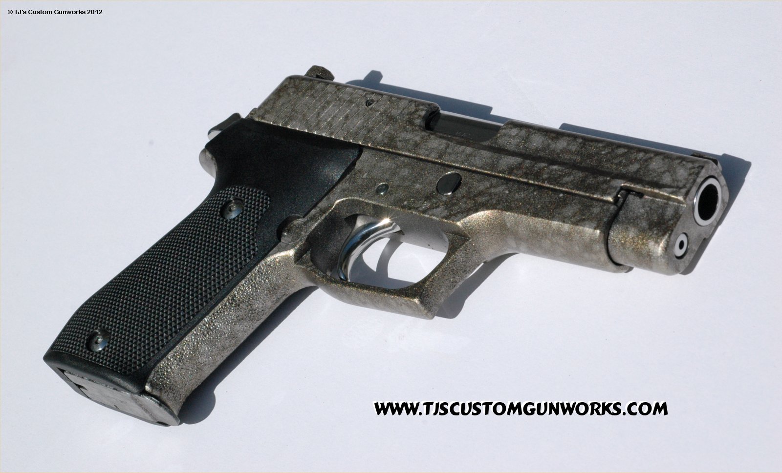 Exotic Custom Gold Marbled Sig Sauer P220 Duracoat!