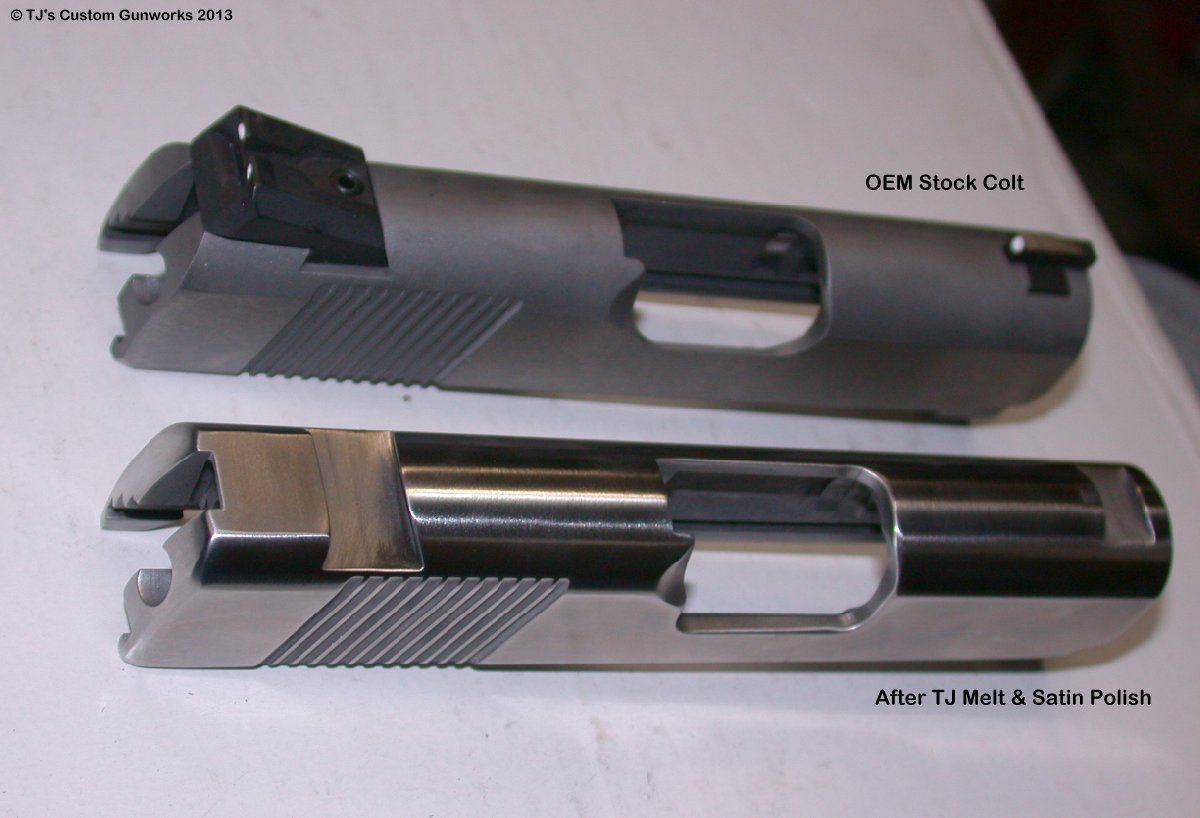 Pair Of Full Custom Colt Defender Lightweight Two-Tone .45's
