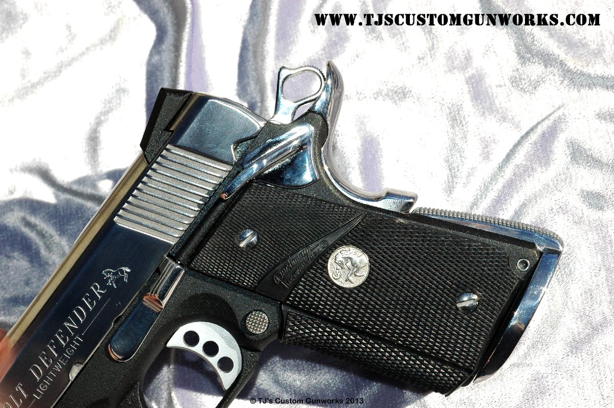 Pair Of Full Custom Colt Defender Lightweight Two-Tone .45's