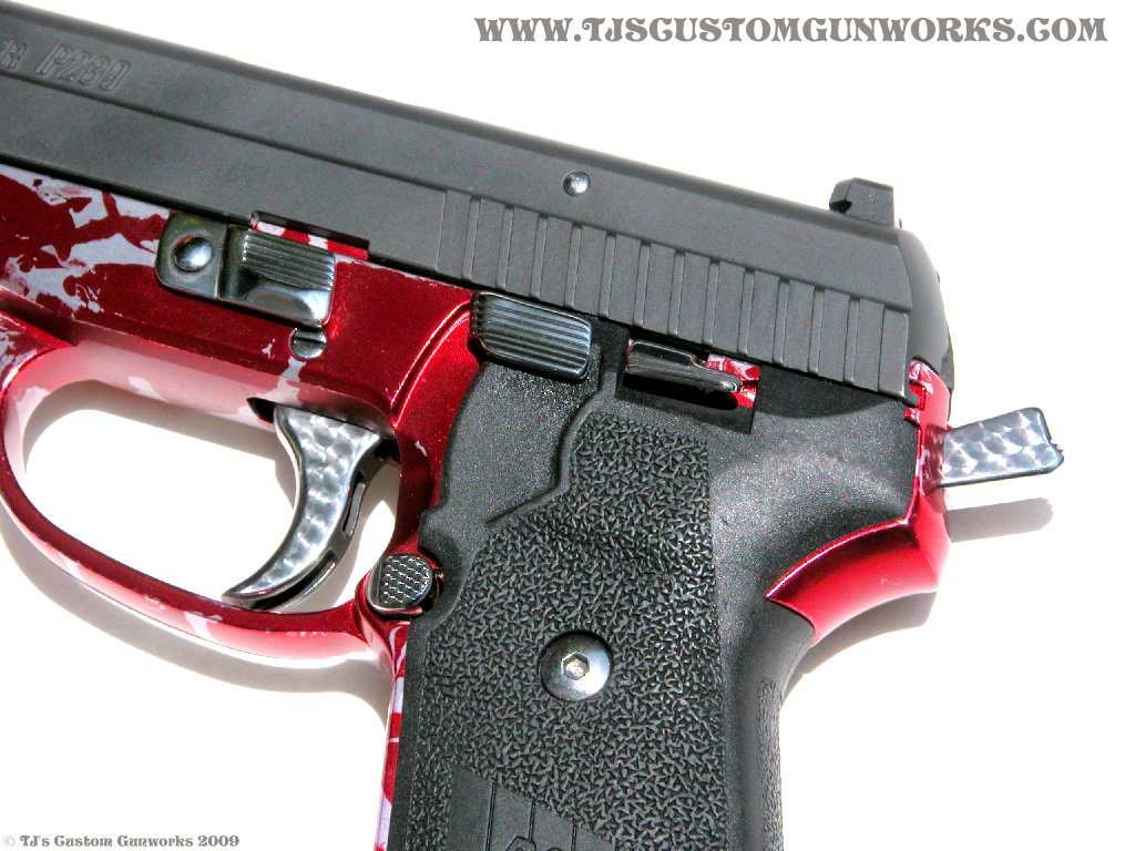 Custom Sig Sauer P239 Pink & Red Anodized!