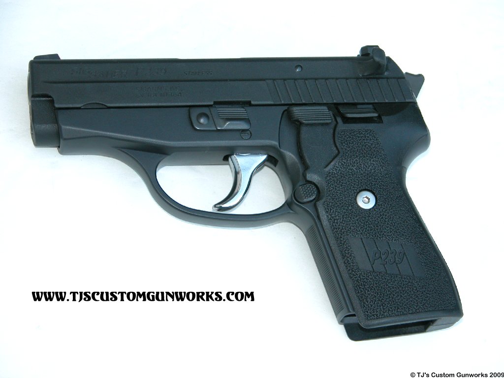 Custom Sig Sauer P239 With Slide Cocking Hooks & Teflon